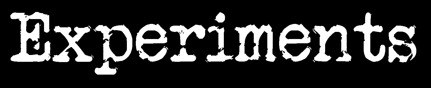 Experiments Button | They Were Tasty